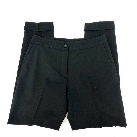 Etro | Pants & Jumpsuits | Etro Blackmilano Cuffed Stretch Poplin Itsz4 | Poshmark